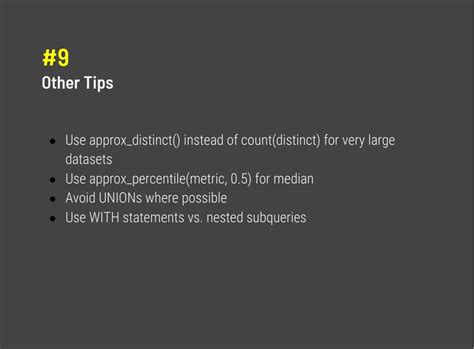 Sql Optimization Infographic