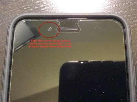 iphone 6 front facing camera not aligned macrumors forums