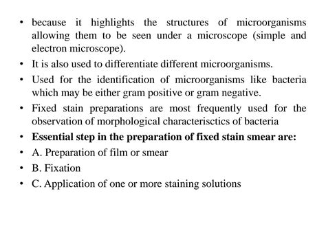 Solution Bacterial Stains And Techniques Studypool