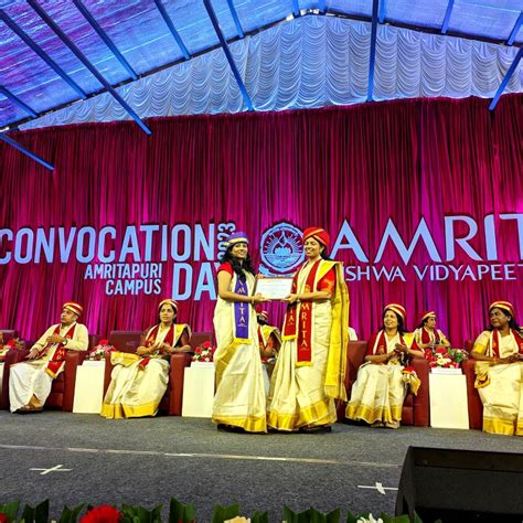 kruthika gujjula on linkedin convocation amritavishwavidyapeetham