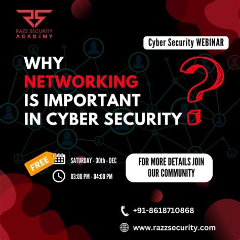free webinar on networking in cyber security mahesh rao posted on the topic linkedin