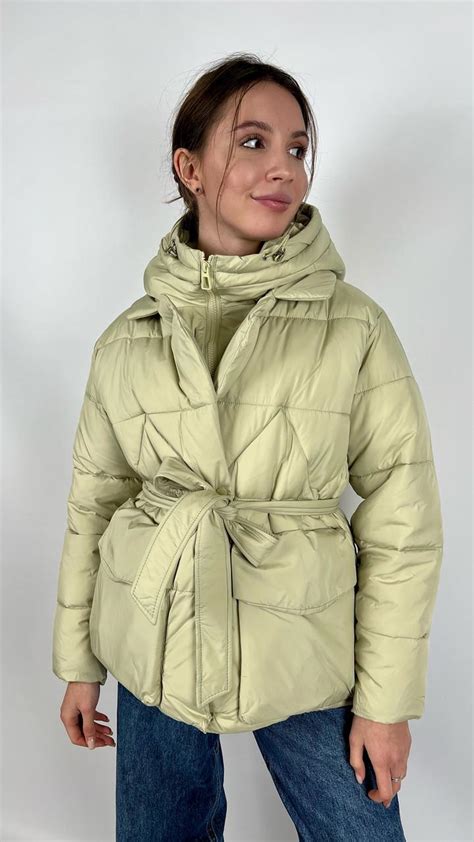 ᐉ Куртка женская зимняя р 42 Зеленый 9052 10 • Купить в Киеве Украине • Лучшая цена в Эпицентр