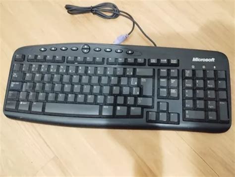 Teclado Microsoft Wired Keyboard Rt2300 Ps 2 Retro Pc Mercadolivre