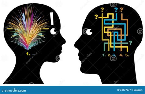 Male And Female Logic Stock Illustration Illustration Of Decision 34137677