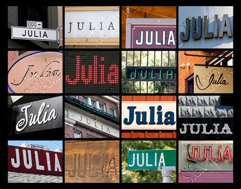 Julia Name Art