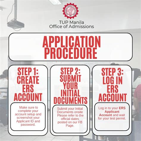 Application For Admission Is Now Open Tup Manila Campus Facebook