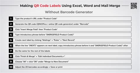 How To Print Barcode Labels From Excel And Word Enko Products