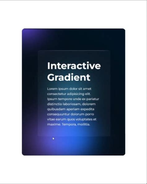 Tilak Web Development 🧑‍💻 Card With Interactive Gradient