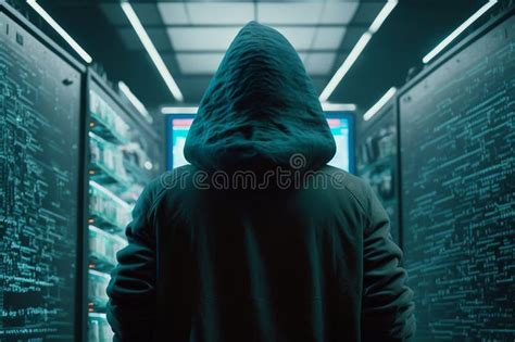 Cybersecurity Vulnerability Hacker Codingmalware Concepthooded