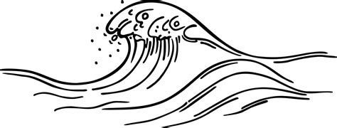 Hand Wave Clipart Black And White