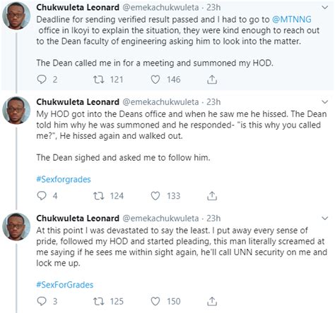 SexForGrades Man Who Was A Scholarship Benefactor Narrates His Experience With His Male Lecturer