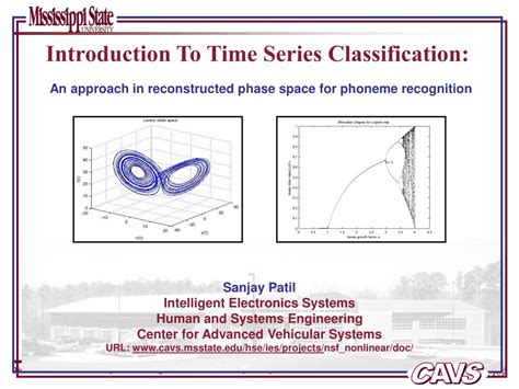 Ppt Nonlinear Time Series Classification Using Reconstructed Phase