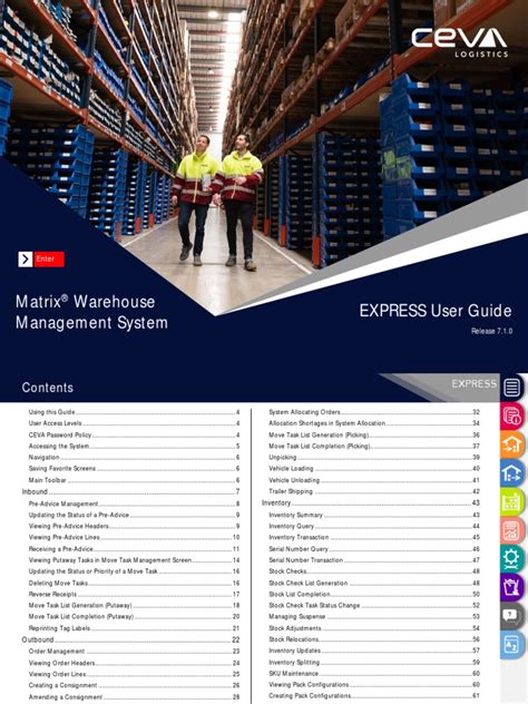 Matrix® Wms Express User Guide Pdf Icon Computing Password