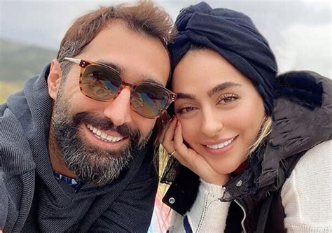 عکس جدید عاشقانه سمانه پاکدل و همسرش هادی کاظمی