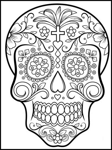 Dibujos Faciles Para Colorear Catrinas 3