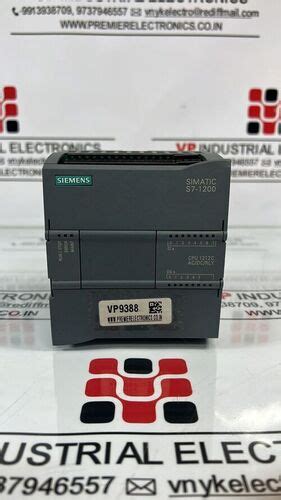 Siemens 1212c 6es7212 1be31 0xb0 Plc Module Cpu Application Industrial