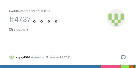 Issue 4737 · Paddlepaddlepaddleocr · Github
