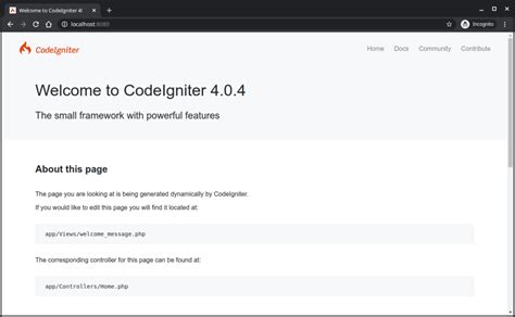 Instalasi Dan Persiapan Belajar Codeigniter 4