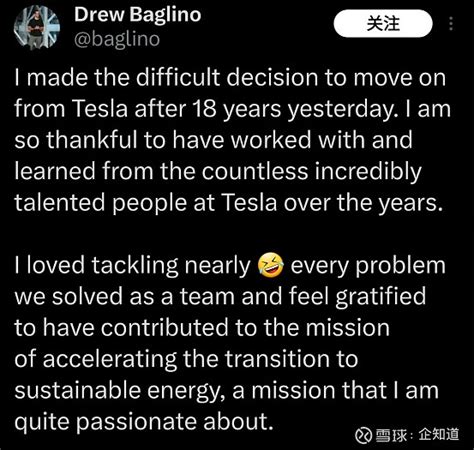 裁员10以上，核心高管离职，特斯拉为何突发巨变？ 4月15日， 特斯拉 公司的首席执行官马斯克在给员工的邮件中宣布，公司将在全球裁员10