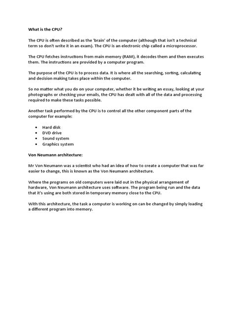 Cpu Notes Pdf