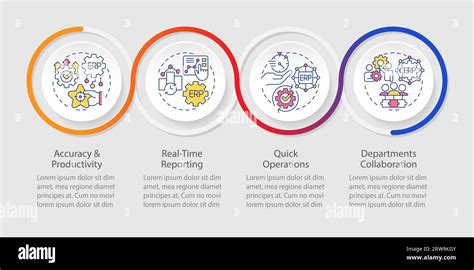 2d Erp Layout With Linear Icons Stock Vector Image And Art Alamy
