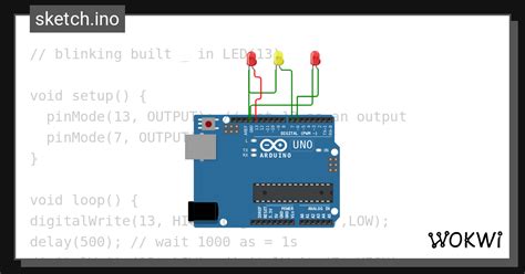 Traffic Light Wokwi ESP32 STM32 Arduino Simulator