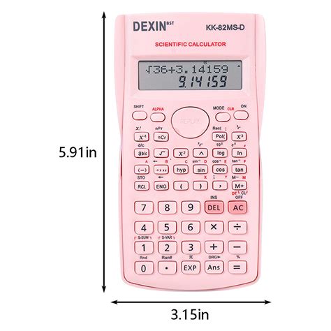 PRINxy Science Calculator Digits Dual Line Display Multifunctional