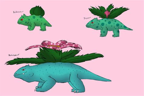 Bulbasaur Evolution By Morgan Michele On Deviantart