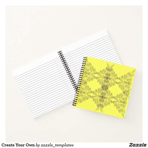 Create Your Own Spiral Notebook Zazzle
