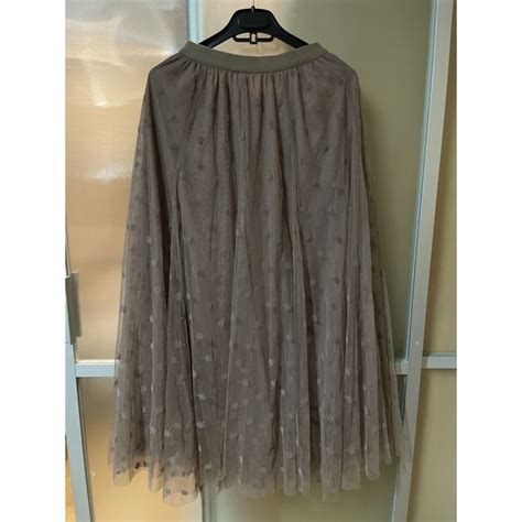 กระโปรงเจ้าหญิงสีน้ำตาลฟรีไซส์ ราคา 380 บาท Shopee Thailand