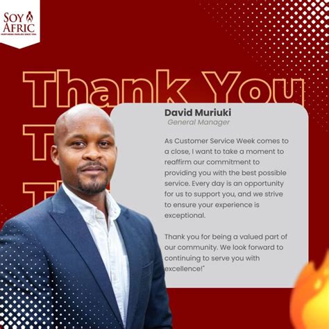 Soy Afric On Linkedin General Manager As Customer Service Week Comes