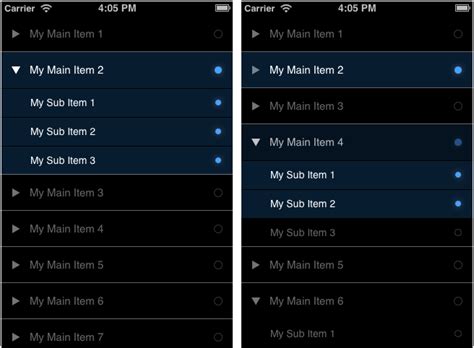 Lua Nested Tableview In Corona Stack Overflow