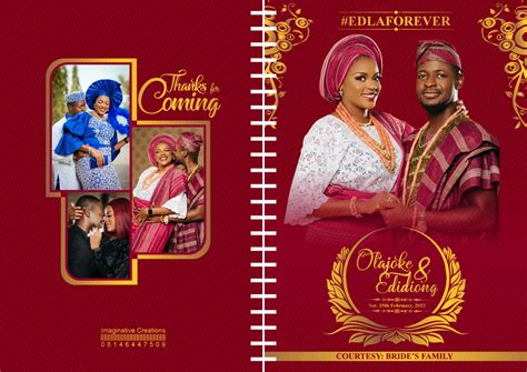 Wedding Jotter Cover Graphic Design Business Card Folder Graphic
