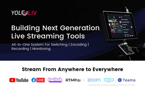 Amazon Com YOLOLIV YoloBox Pro All In One Portable Multi Cam Live Streaming Studio Encoder