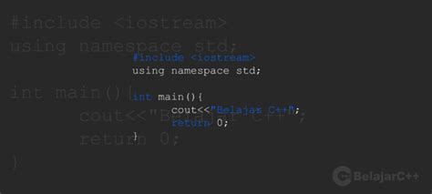 Bagian Bagian Dan Struktur Kode Program C Belajar C