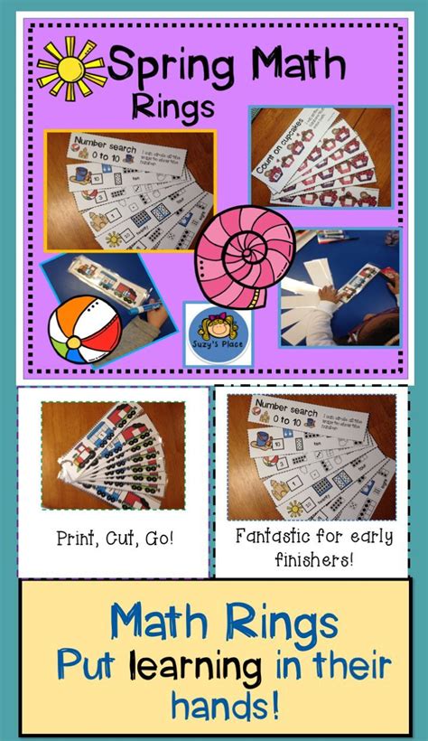 spring subitizing counting on and number sense math rings number