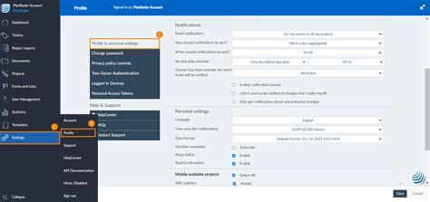 Language And Localisation Planradar Helpcenter