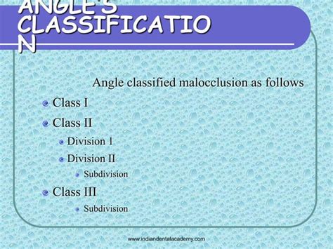 Angles Classification And Its Shortcoming 2 Certified Fixed Orthodontic Courses By Indian Dental