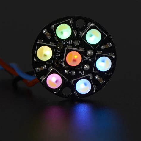 Neopixel Jewel 7 X 5050 Rgbw Led W Integrated Drivers Pimoroni
