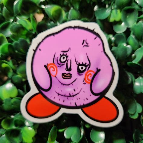 Cursed Kirby Sticker Etsy