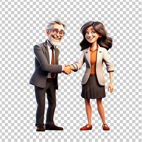 A Simple Handshake Turning Into An Unexpected Hug Expressing Warmth And Connection In An