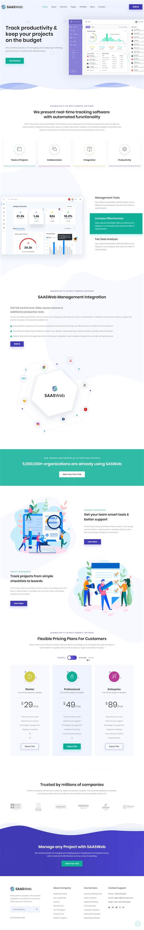 An Image Of The Website Page With Different Colors And Font Styles On