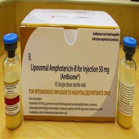 Liposomal Amphotericin B 50mg Injection At ₹ 10000piece Amphotericin B Injection In Mumbai