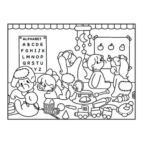 Jual Coloring Pages Kertas Mewarnai Tema Aesthetic Girl Part 3 Coloring