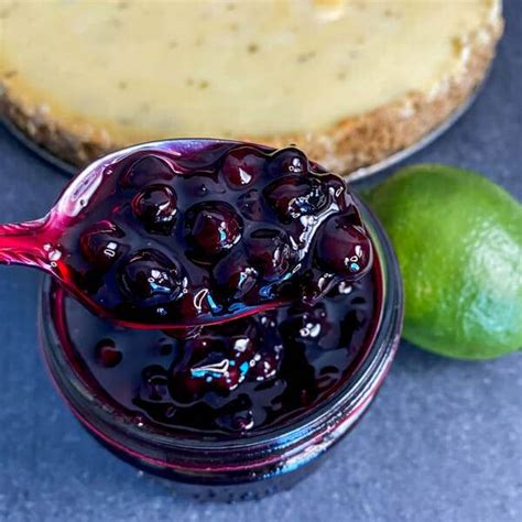 Quick And Easy Blueberry Sauce Fresh Or Frozen Blueberries
