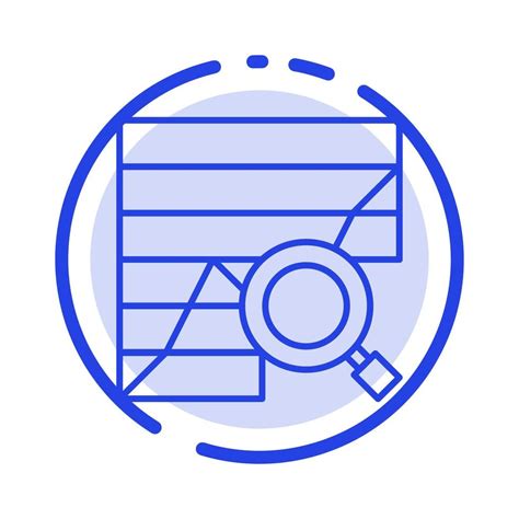Analysis Analytic Analytics Chart Data Graph Blue Dotted Line Line Icon