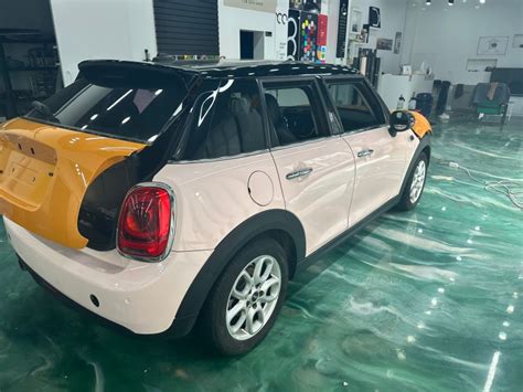 미니쿠퍼랩핑 고광택 핑크랩핑 으로 러블리하게 변신 네이버 블로그