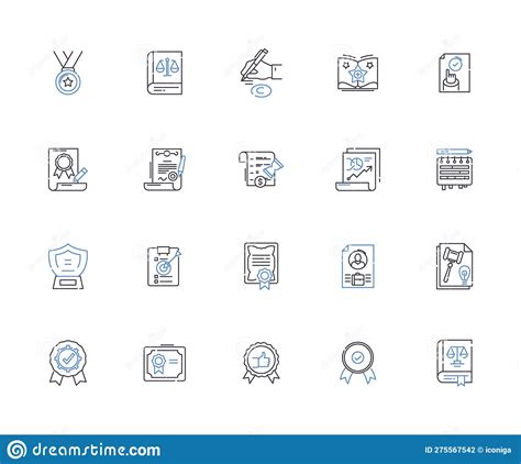 Boons Vector Outline Colored Icon Modern Colored Outline Symbols