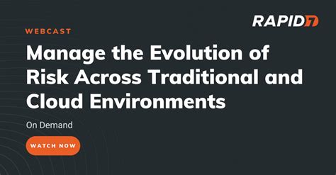 Manage The Evolution Of Risk Across Traditional And Cloud Environments