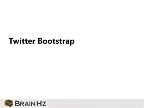 Ppt Twitter Bootstrap Powerpoint Presentation Free Download Id1916179